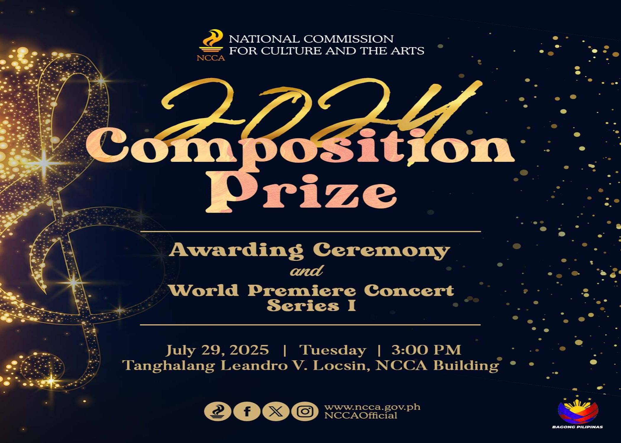 NCCA to award 2024 Composition Prize winners - North Luzon Monitor